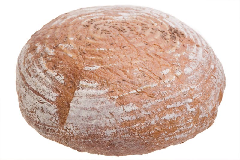 Round loaf of bread stock photo. Image of round, nutrition - 3614972