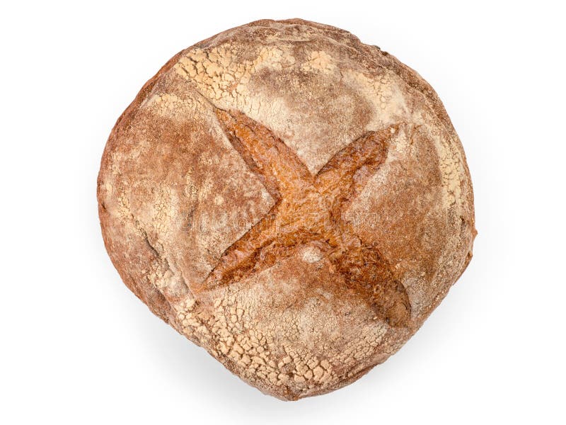 Loaf of bread top view stock photo. Image of tasty, loaf - 115326040