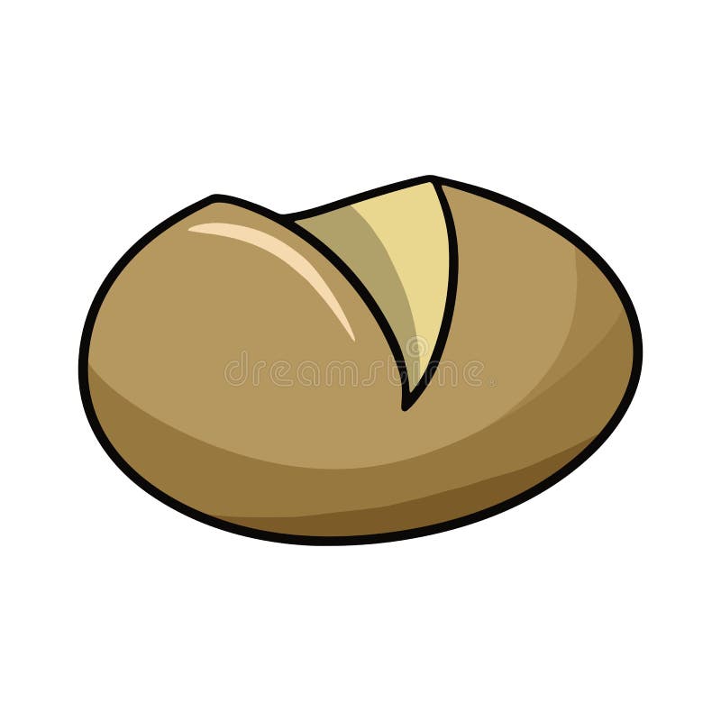 Round Loaf Bread Illustration Stock Illustrations – 1,294 Round Loaf ...