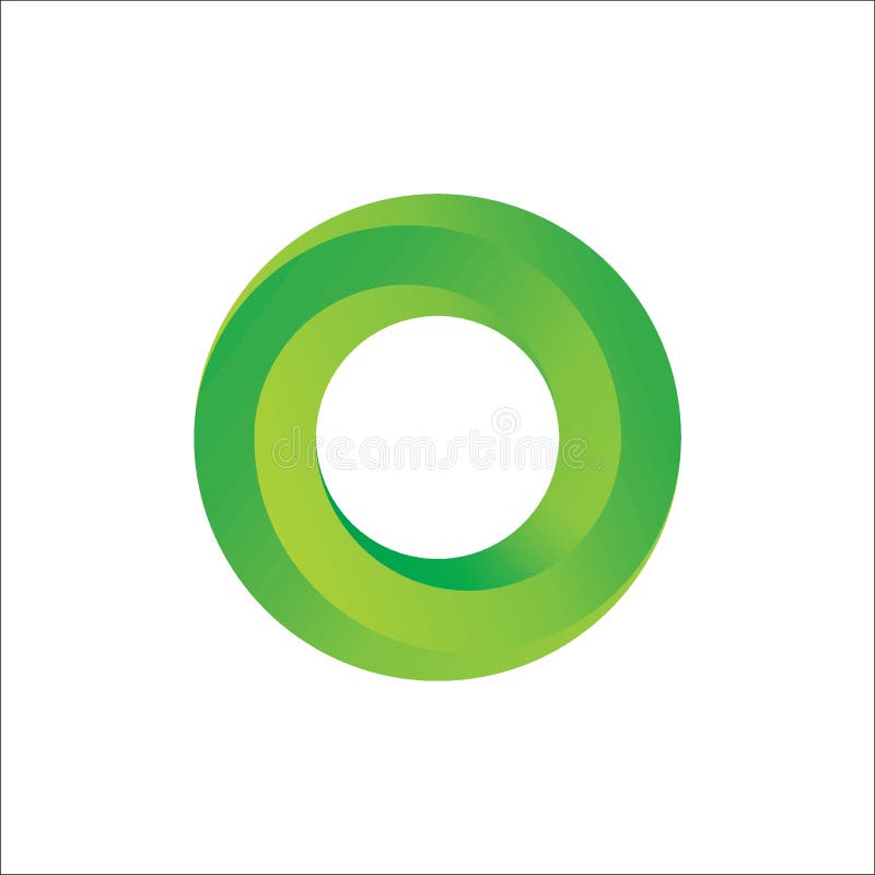 Round Logo Element with Abstract Concept. Vector Illustration ...