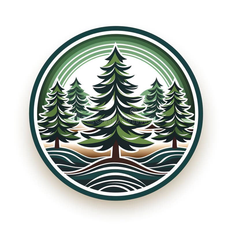 125 Evergreen Silhouette Logo Stock Photos - Free & Royalty-Free Stock ...