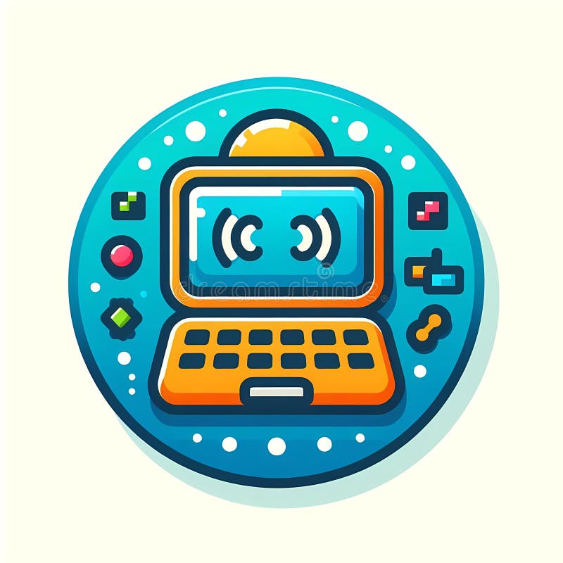 Colorful Logo Featuring Diverse Children Playing Joyfully in a Circular ...