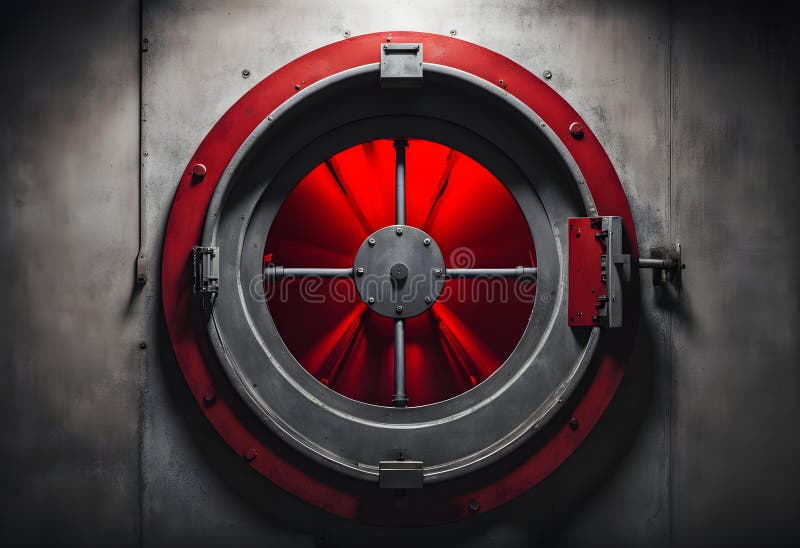 Industrial Bunker Door Stock Illustrations – 121 Industrial Bunker Door ...