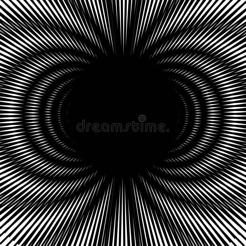 Round Magnetic Field Line Structure Stock Illustration - Illustration ...