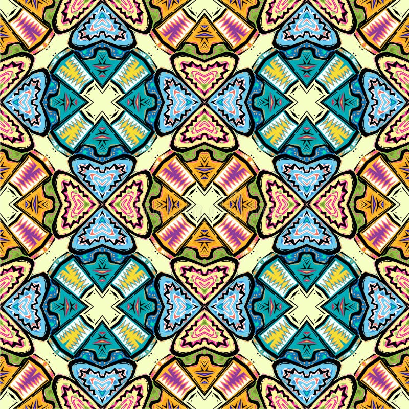 Round mandala pattern stock vector. Illustration of abstract - 64570327