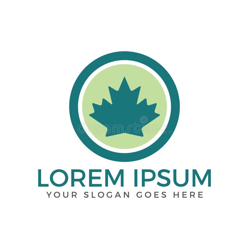 Round Symbol with Leaf in Circle Formed Arrows Stock Vector ...