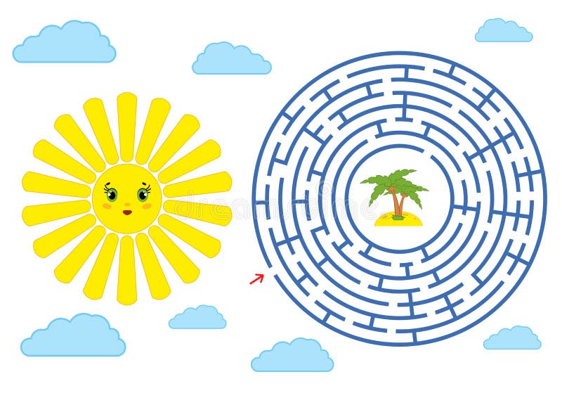 Maze Sun Stock Illustrations – 646 Maze Sun Stock Illustrations ...