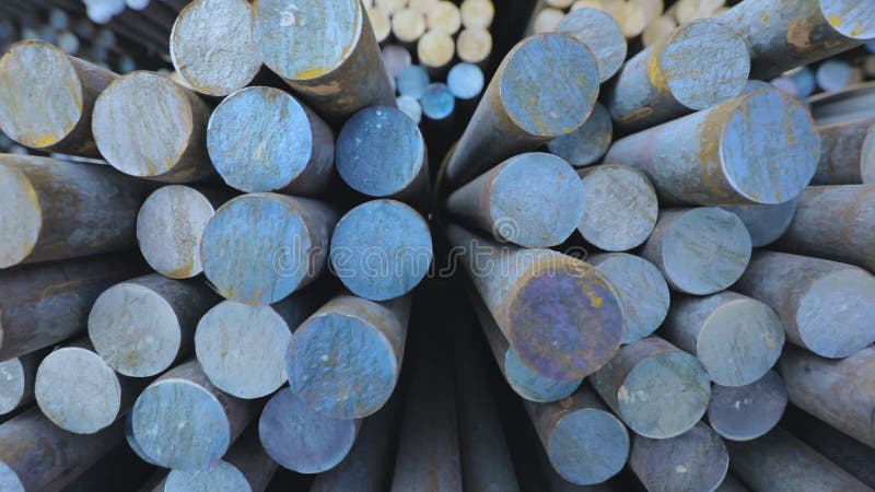 Metal Blank Machining Process on Lathe with Cutting Tool Stock Footage ...