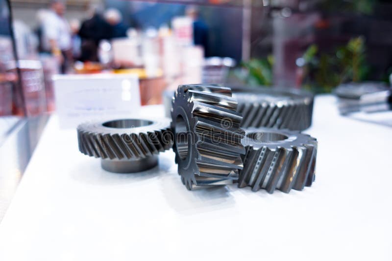 Round Metal Gear with Teeth Stock Photo - Image of design, pinion ...