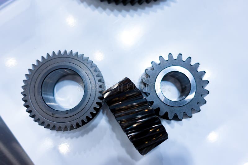 Round Metal Gear with Teeth Stock Image - Image of industrial ...