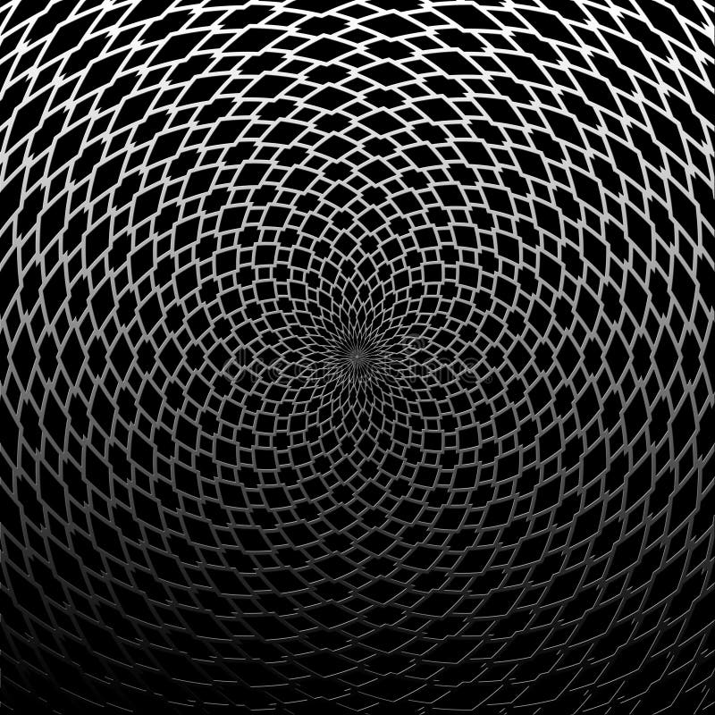 Round Metal Mesh SF Pattern Stock Illustration - Illustration of ...