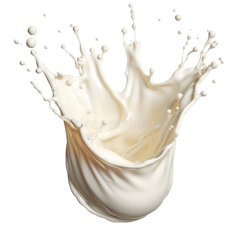 Round milk splash stock image. Image of creamy, white - 300776829