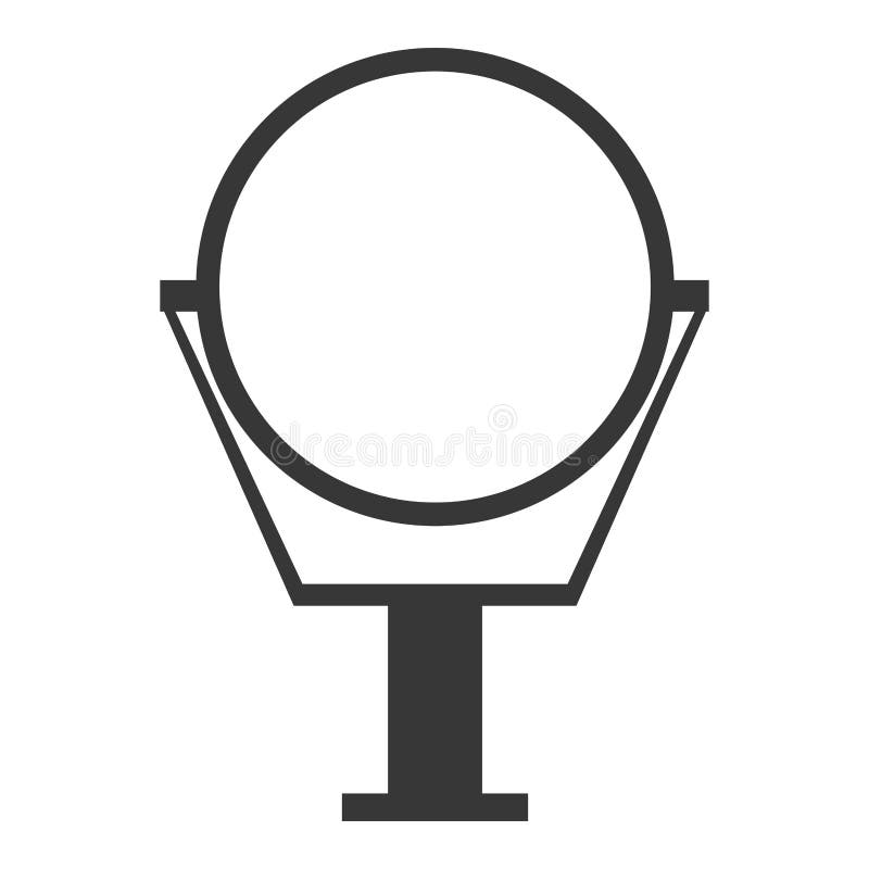 Round mirror icon stock illustration. Illustration of glossy - 74101381