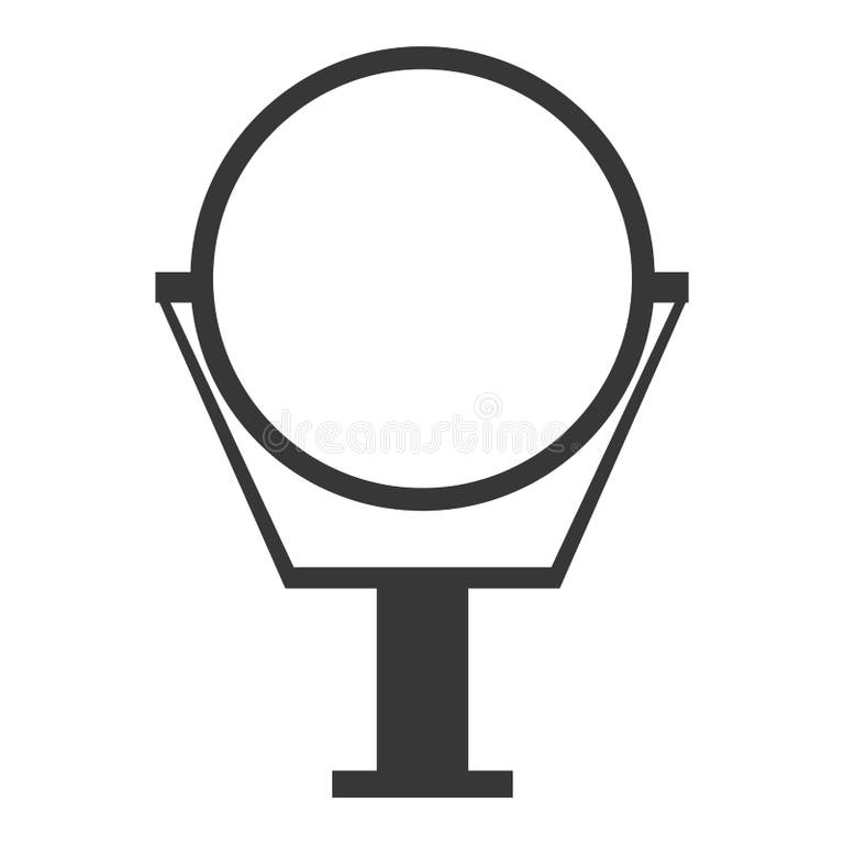 Round mirror icon stock illustration. Illustration of glossy - 74101381