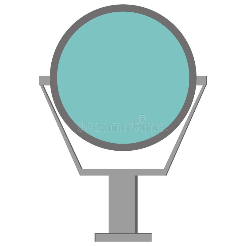 Round mirror icon stock illustration. Illustration of frame - 74101387