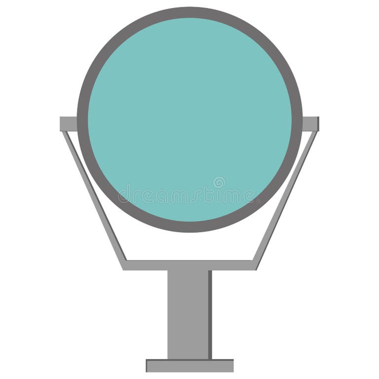 Round mirror icon stock illustration. Illustration of frame - 74101387