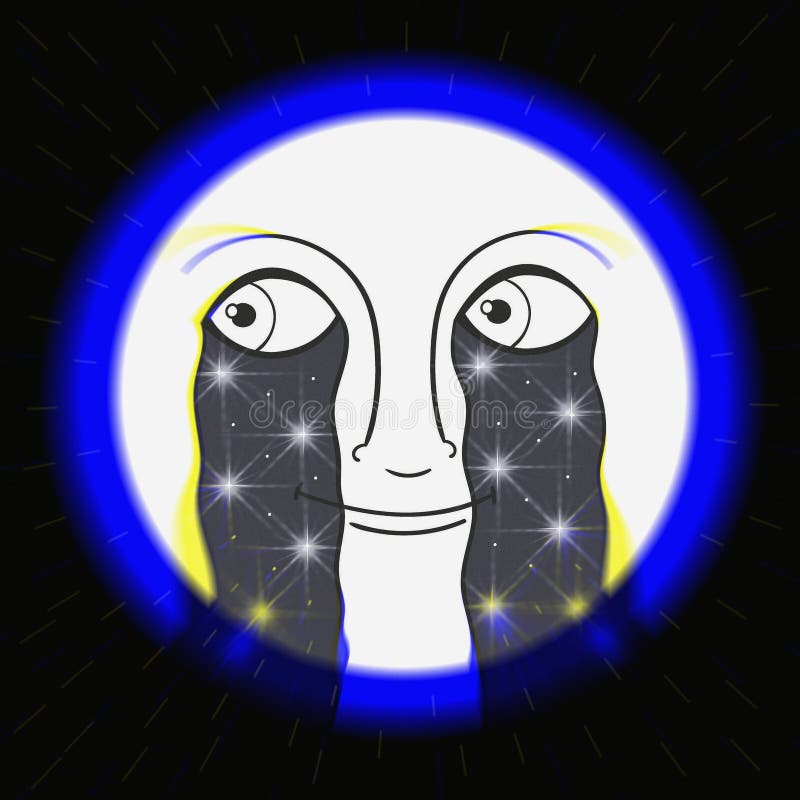 Crying Moon Stock Illustrations – 251 Crying Moon Stock Illustrations ...