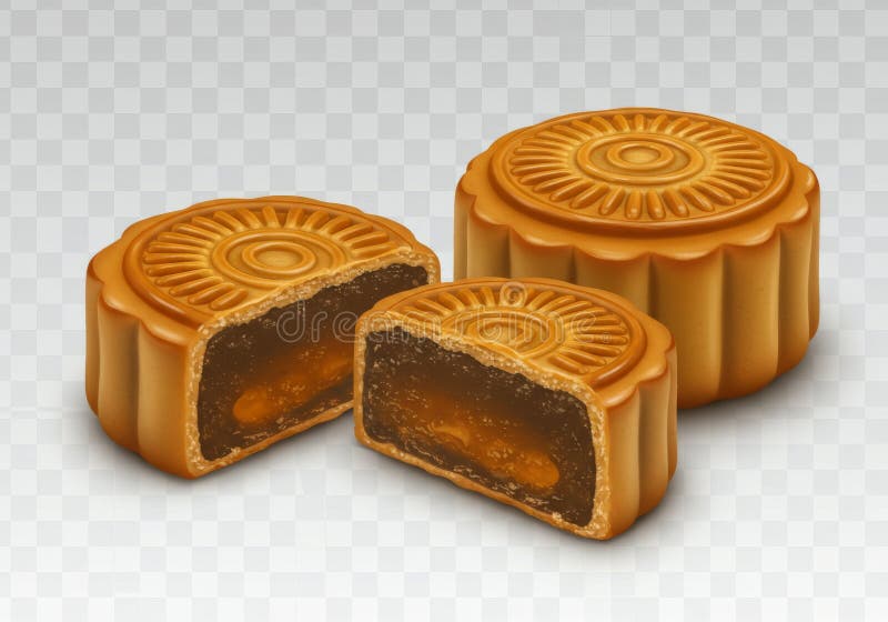 Transparent Mooncakes Stock Illustrations – 103 Transparent Mooncakes ...