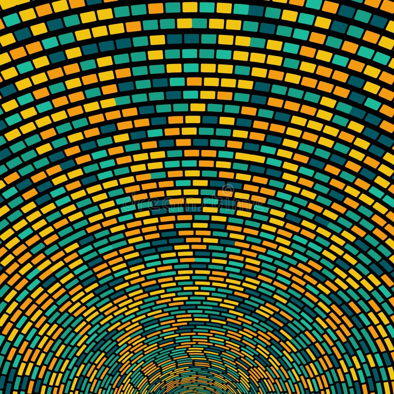 Round Mosaic - Vector Illustration Stock Vector - Illustration of ...