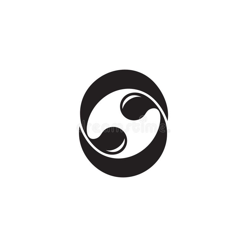 Round Motion Liquid Oil Symbol Logo Vector Stock Vector - Illustration ...