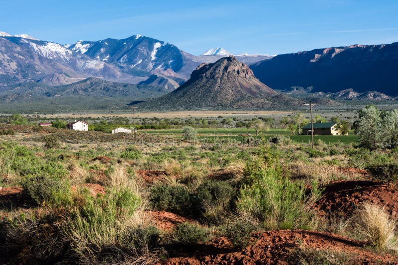 Round Mountain in Castle Valley - Utah, USA Stock Photo - Image of rock ...