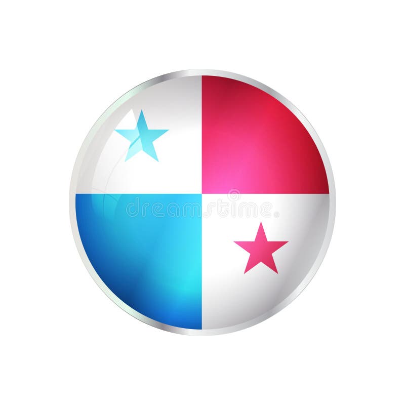 Panama Round Flag Icon Stock Illustrations – 251 Panama Round Flag Icon ...