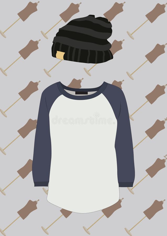 Round Neck T Shirt Stock Illustrations – 2,331 Round Neck T Shirt Stock ...