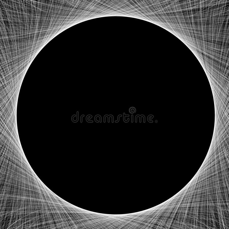 Round Network Frame - Vector Illustration Stock Vector - Illustration ...