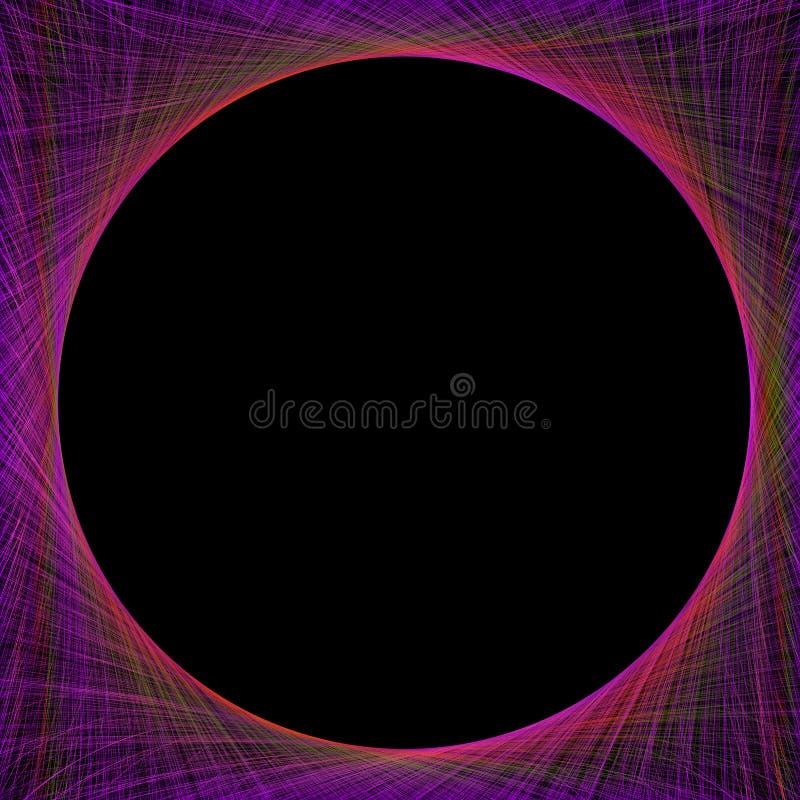 Round Network Frame - Vector Illustration Stock Vector - Illustration ...