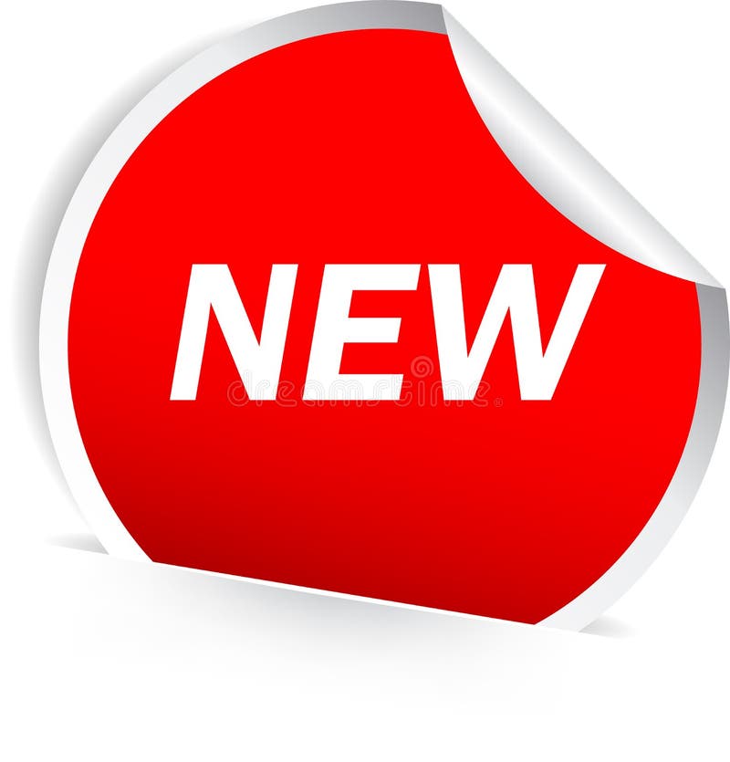 New sticker stock vector. Illustration of deal, graphics - 206743997