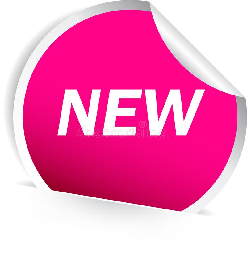 New sticker stock vector. Illustration of deal, label - 206744056