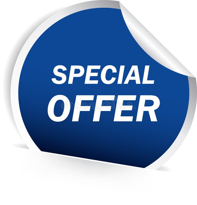 Special Offer Vector Sticker Stock Illustration - Illustration of ...