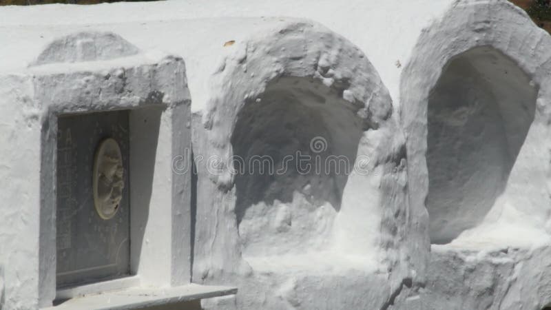 Niches and Whitewashed White Tombs in the Round Cemetery in Sayalonga ...