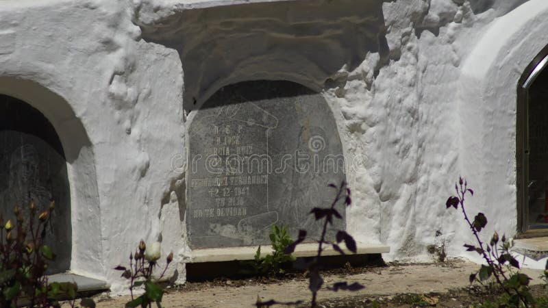 Niches and Whitewashed White Tombs in the Round Cemetery in Sayalonga ...
