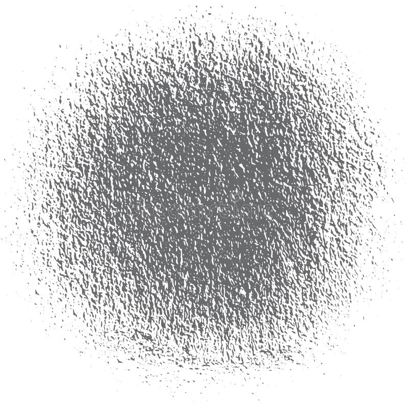 Round Noisy Grainy Frame for Overlay with Halftone Effect Stock Vector ...