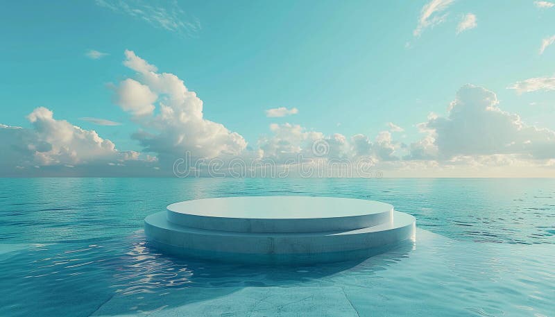 Round Object Floating in Ocean Stock Image - Image of wave, blue: 310436177