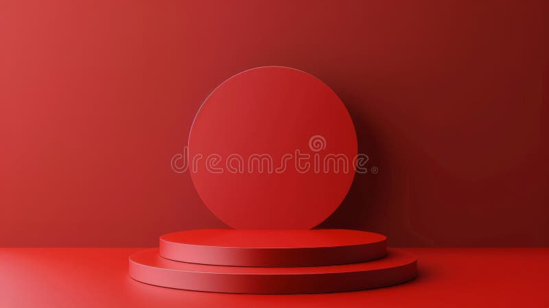 Round Object on Pink Surface Stock Photo - Image of room, interior ...