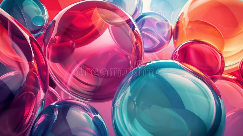 Round Objects with Mesmerizing Color Shifts Giving the Illusion of ...