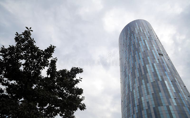 Round office building stock image. Image of circular - 27384421