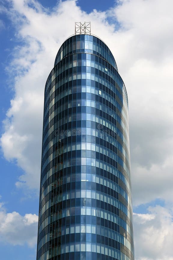 Round Office Building stock photo. Image of business, mirror - 5259328