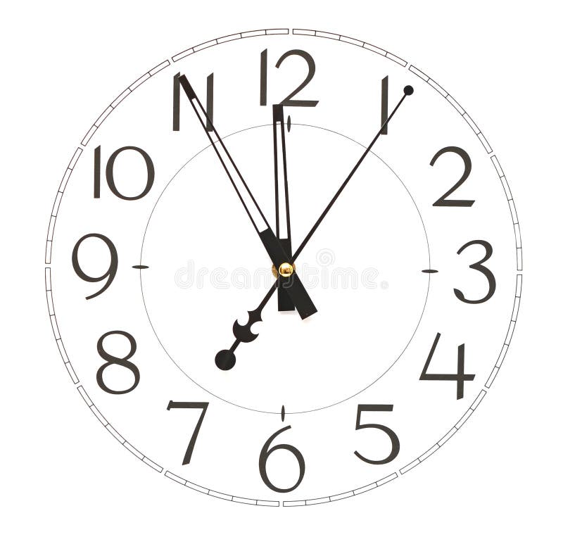 Round office clock stock photo. Image of speed, timer - 22061504
