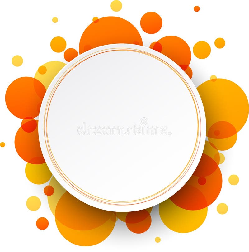 Round orange icons. stock vector. Illustration of orange - 32613072