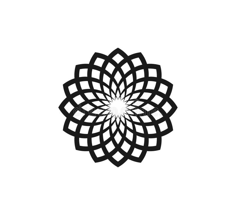 Round Ornament Pattern. Vector Illustration, Flat Design Stock ...