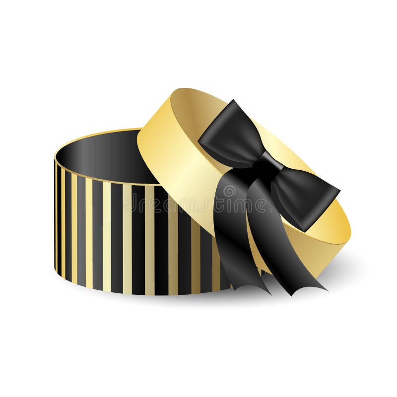 Black Round Hat Box Vector Stock Illustrations – 127 Black Round Hat ...