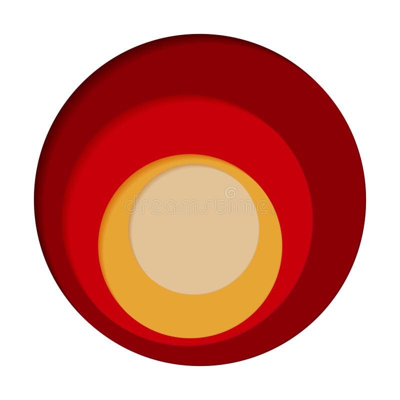 Round Palette of Four Colors on a White Background - Vector Stock ...