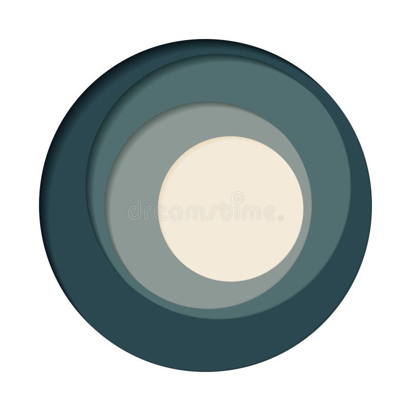 Round Palette of Four Colors on a White Background - Vector Stock ...