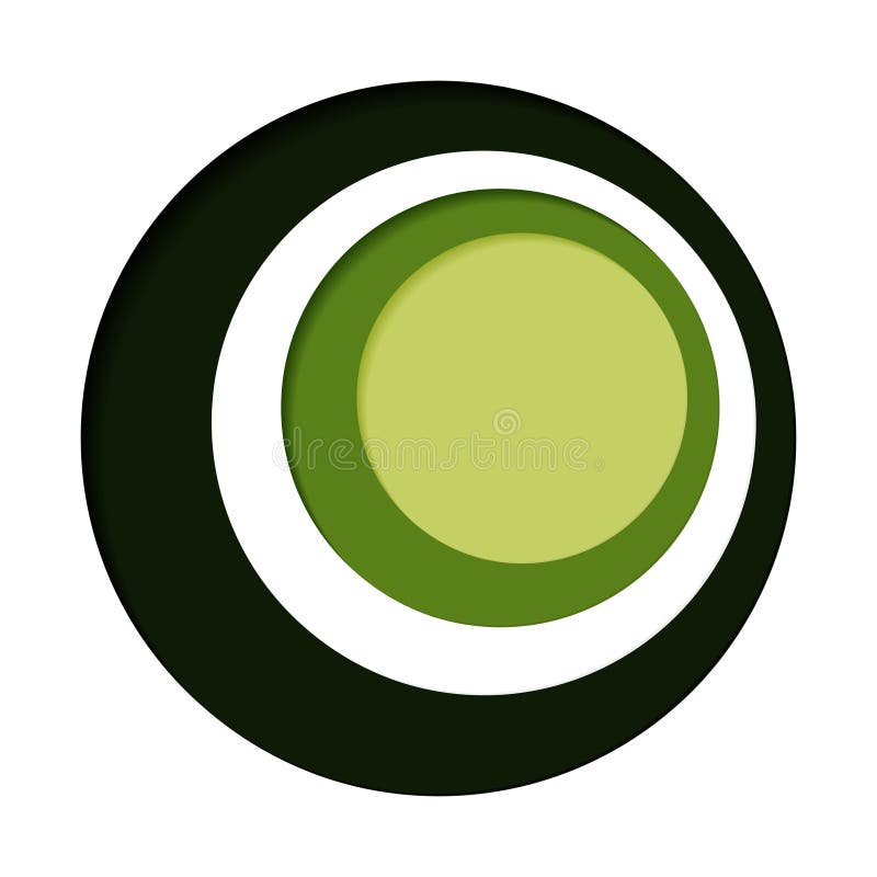 Round Palette of Four Colors on a White Background - Vector Stock ...