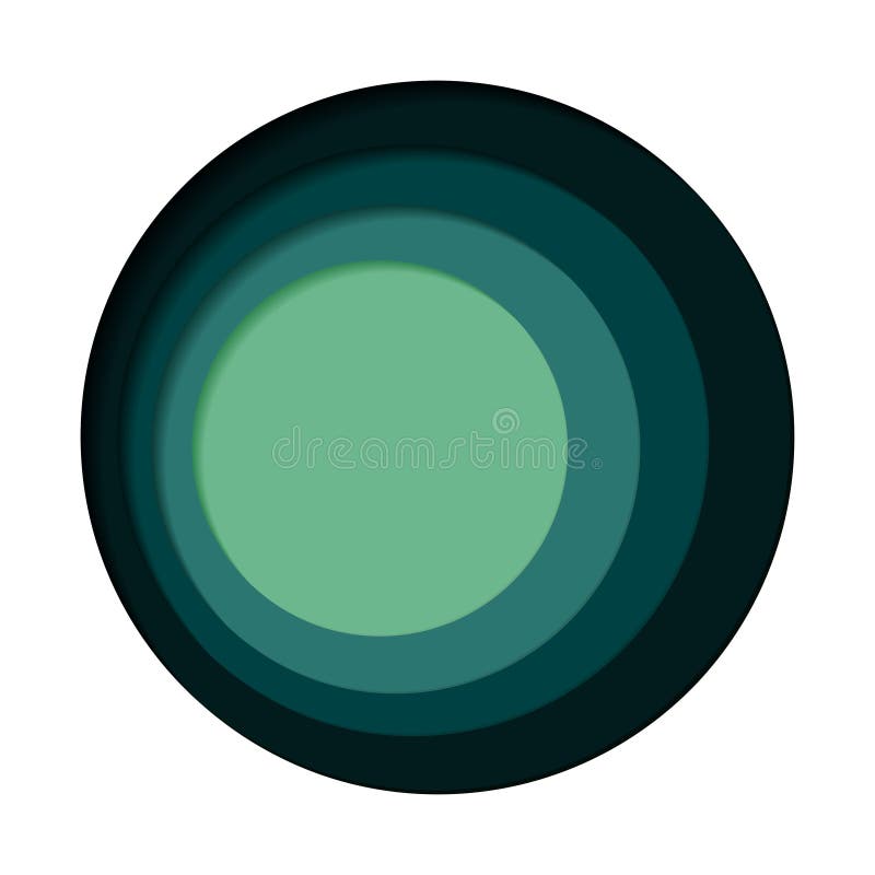 Round Palette of Four Colors on a White Background - Vector Stock ...