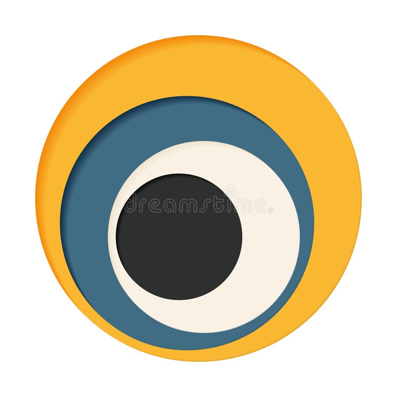 Round Palette of Four Colors on a White Background - Vector Stock ...