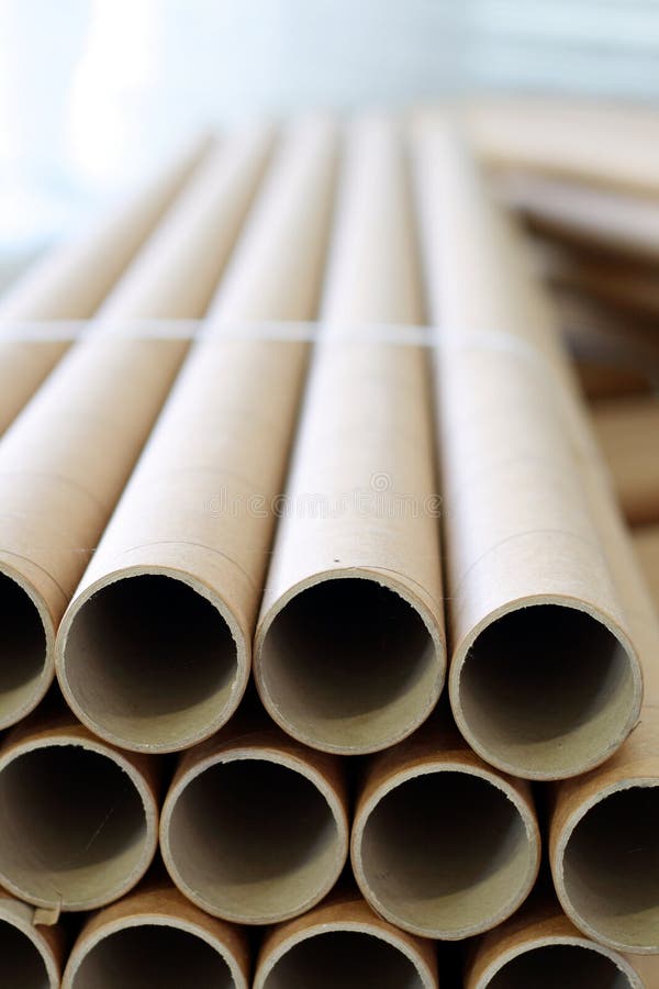 Round paper core stock image. Image of industry, lines - 4688809